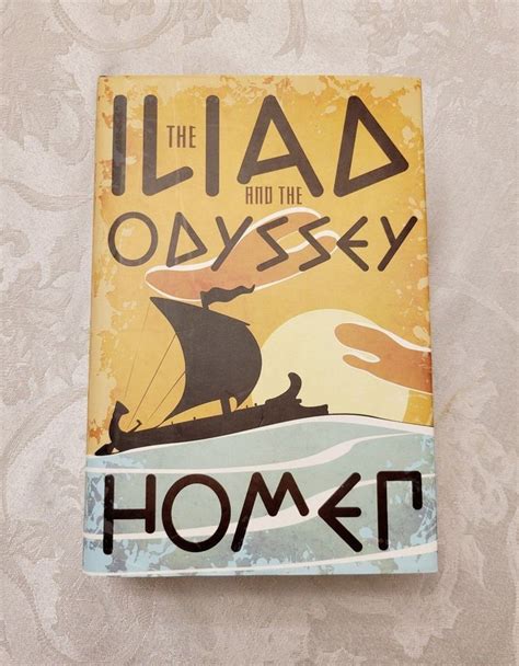 The Iliad And The Odyssey By Homer Hardcover Historical Fiction Books Vintage Books