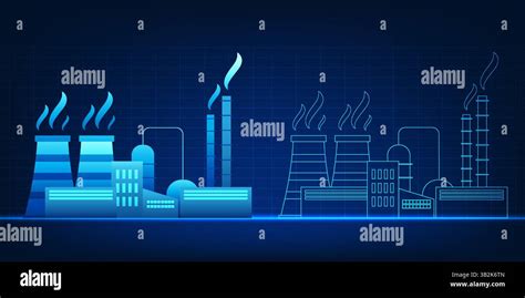 Digital Twin In Industrial Plant Shows Two Factories Mirroring Each Other Conveying Simulation