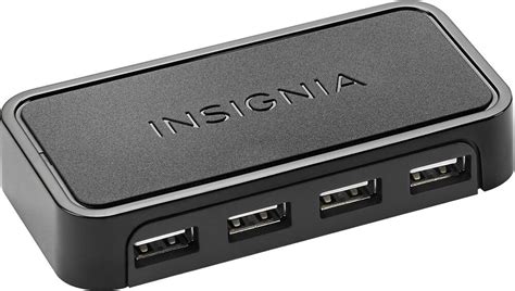 Insignia 4 Port USB 2 0 Hub Black NS PCH5421 Best Buy