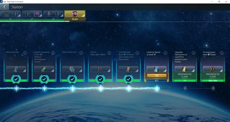field training upgrade spock to level 10 is this right r
