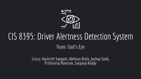 Cis 8395 Driver Alertness Detection System App Pdf