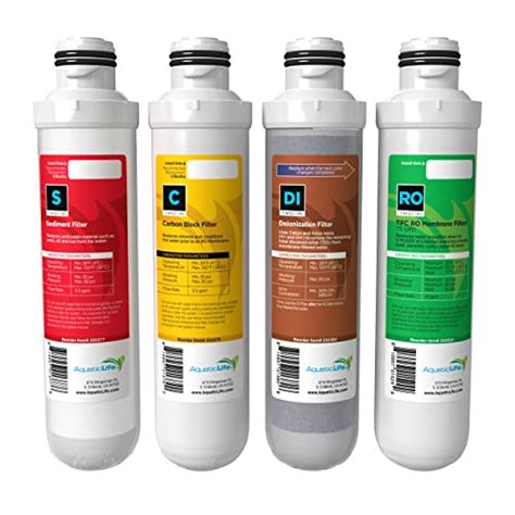 Aquaticlife Twist In Reverse Osmosis Replacement Water Filter Cartridge