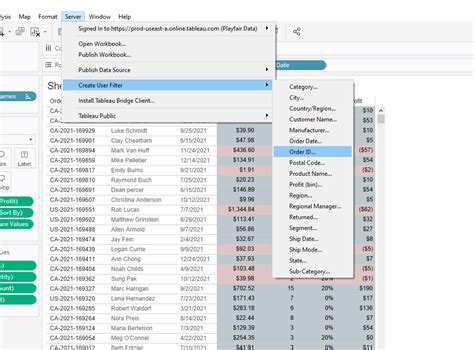 How To Implement Row Level Security In Tableau Playfair