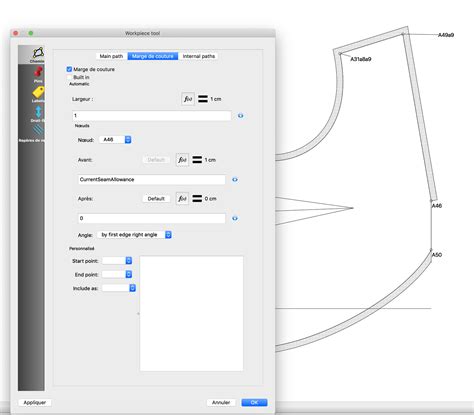 Sewing Margin Customization Documentation How To Seamly Patterns