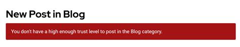 Create Post Button Available Even Without Permission To Post Issue