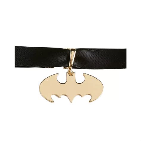 Goldtone Batman Choker Dc Comics