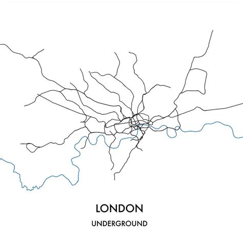 London Underground Subway Tube Map Poster Instant Digital Etsy In