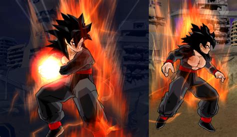 Goku Ssj4 Black Recolor By Sdr Budokai On Deviantart