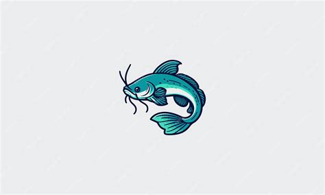 Premium Vector Catfish Vector Illustration Flat Design