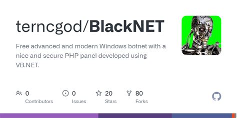 GitHub Terncgod BlackNET Free Advanced And Modern Windows Botnet