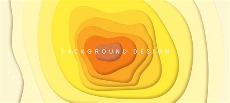 추상 노란색 그라데이션 기하학적 종이 절단 배경 현대 미래 지향적 인 배경 방문 페이지 책 표지 브로셔 전단지 잡지 모든 브랜딩 배너 헤더 프리젠 테이션 및 벽지 배경에