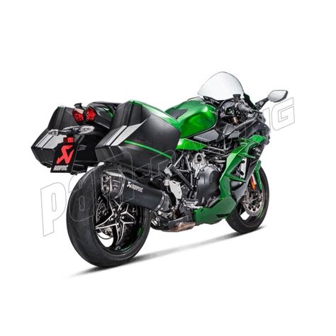 Silencieux Adaptables Slip On Line Titane Noir Akrapovic Ninja H2 Sxse