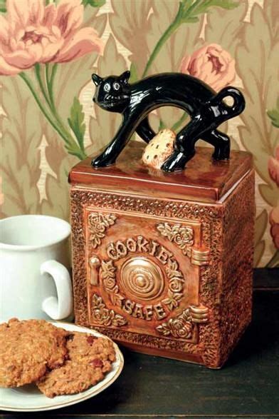 Black Cat Cookie Safe Cookie Jars Vintage Black Cat Cookies Antique