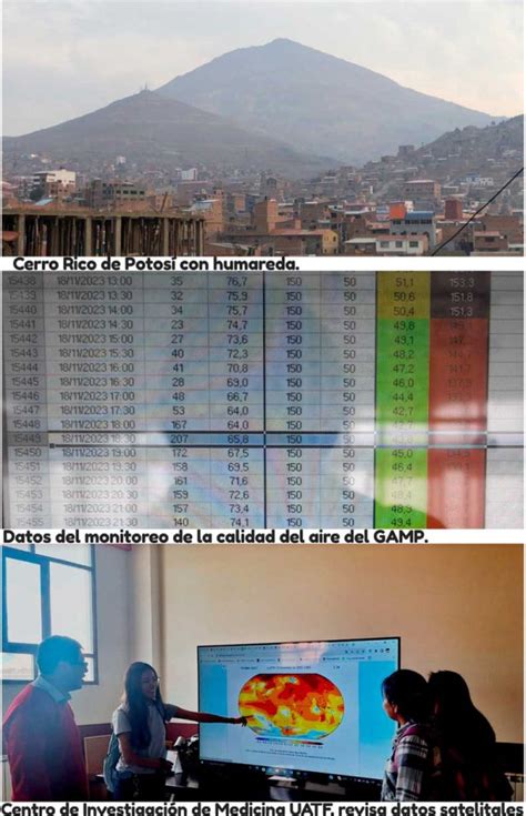 Humo De Incendios Forestales Llega A Potosí Y Baja La Calidad Del Aire