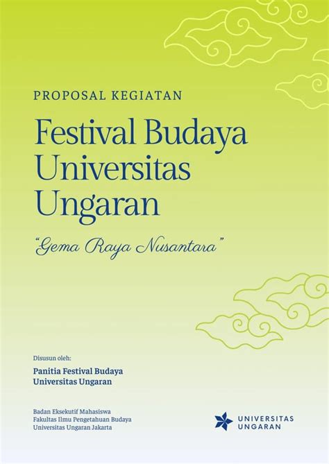 Gratis Contoh Cover Proposal Keren Canva