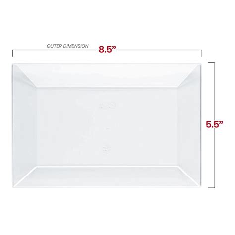 Plastic Plates Clear Rectangle Cake Plates Smarty Had A Party