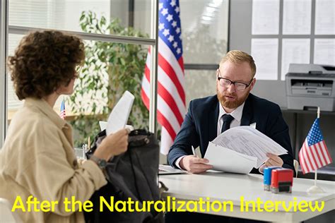 After The Naturalization Interview Immigration Direct