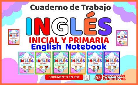 Cuaderno De Trabajo Ingles Inicial Y Primaria