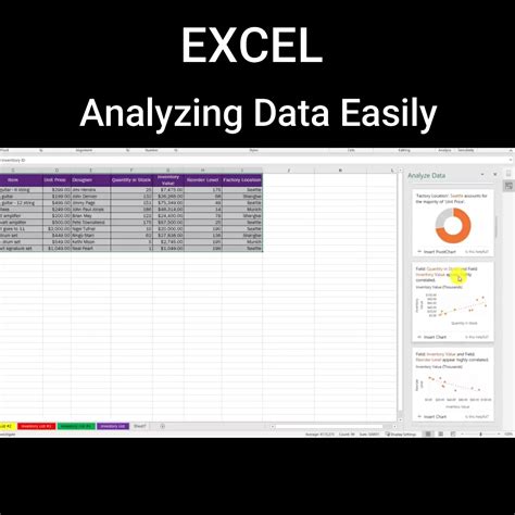 The Quick Analysis Button In Excel Lets You Instantly Create Different Types Of Charts