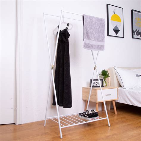 Double Pole Drying Rack Multi Functional Clothes Drying Rack