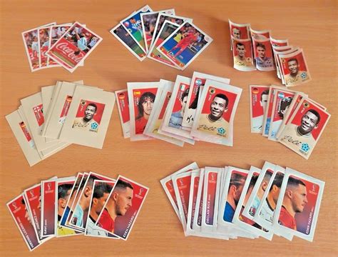Panini Wm 2010 2014 2018 2022 Coca Cola Sticker Komplettsets