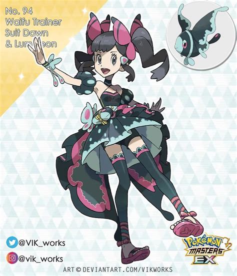 Vikthor 01 On Instagram Pokemon Masters Ex Abyss Dawn Suit Lumineon