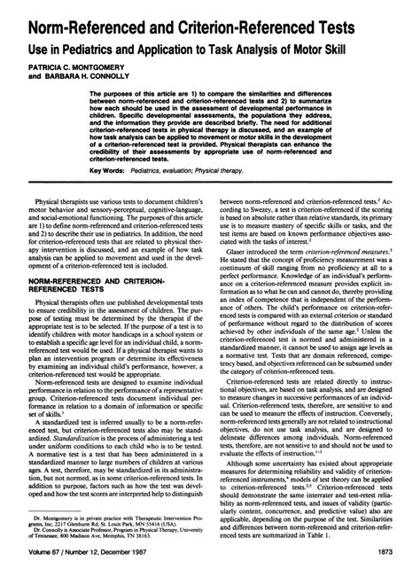 What Is A Norm Referenced Test Used For