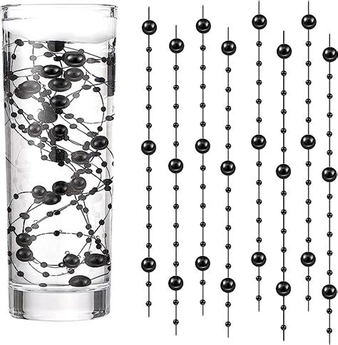 GEFIRE 18 Pièces Perles d eau Noire Bougies Flottantes Perle d eau