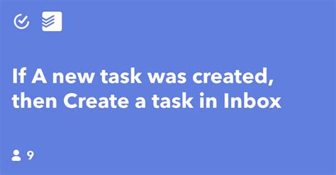 if a new task was created then create a task in inbox ifttt