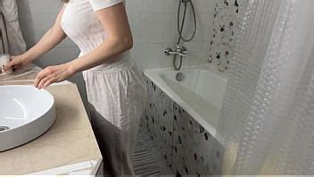 Sex In The Bathroom My Perfect Wet Boobs Tear These Pants Off Me And