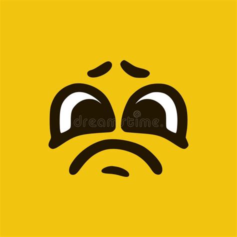 Sad Face Cartoon Face Expressions Stock Illustration Illustration Of