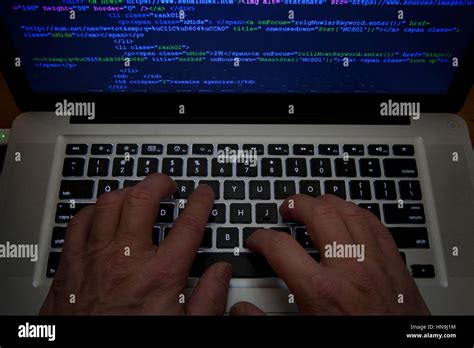 Computer Screen Code Hacking High Resolution Stock Photography And