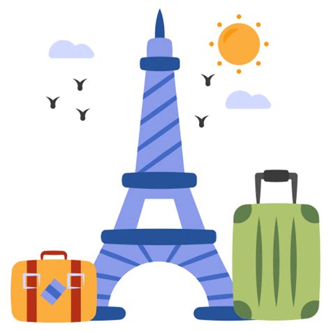 Eiffel Tower Generic Color Fill Icon