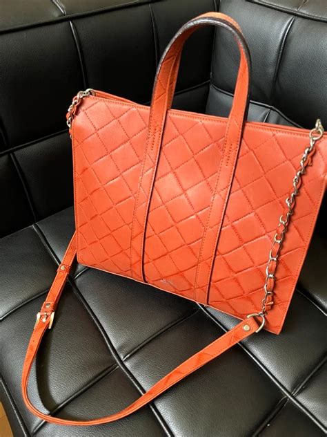 Mul エムユーエル スクエアトートs キルティング オレンジ 限定品 メルカリ