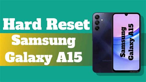 How To Hard Reset SAMSUNG Galaxy A15 Fix Firmware