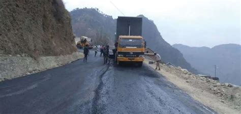 Blacktopping Commences On Beni Galeshwar Section Of Kaligandaki Corridor