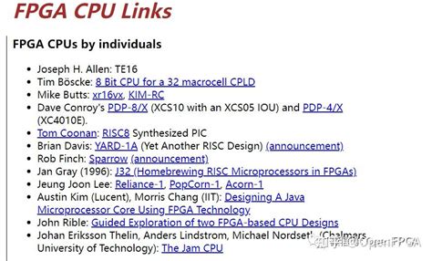 Fpga有哪些优质的带源码的ip开源网站 知乎