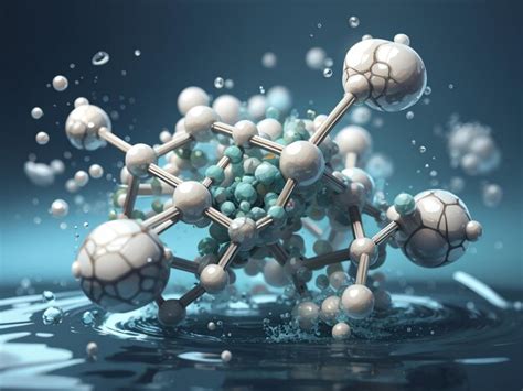Moléculas De Zeolita Que Se Unen A Elementos Tóxicos En El Agua Reactividad Insight 6 Foto Premium