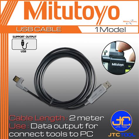 Mitutoyo สายสัญญาณเชื่อมต่อเครื่องมือแบบ Usbเข้า Pc รุ่น 06afm380c Usb Direct For Pc