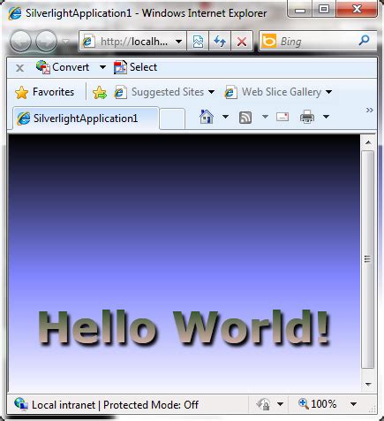 Creating A Simple Silverlight Application Dito S Blog