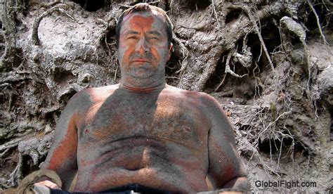Musclebear Jim Muddy In Swamp Shirtless Daddy Rhairybearmuscledaddy