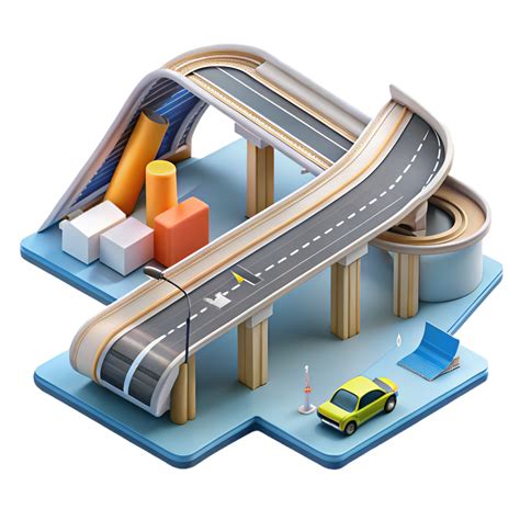 Coveted Impressionist Construction Plan For A Highway Overpass No