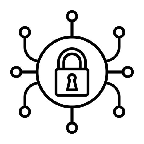 Premium Vector Security System Vector Illustration Style