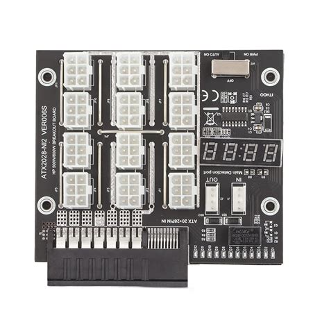 Amazon In Buy W PSU Breakout Board Pin Port LED Display Port Mining Breakout Board