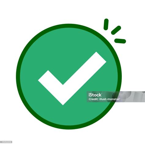 Pop Round Check Box Icon Vector Stock Illustration Download Image Now