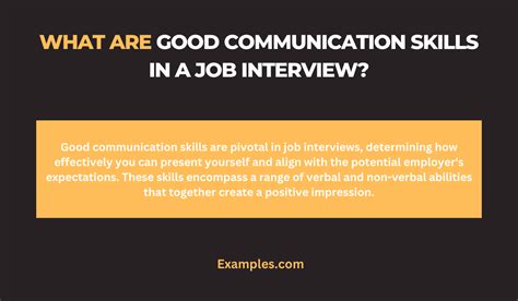 29 Communication Skills For Job Interview Examples