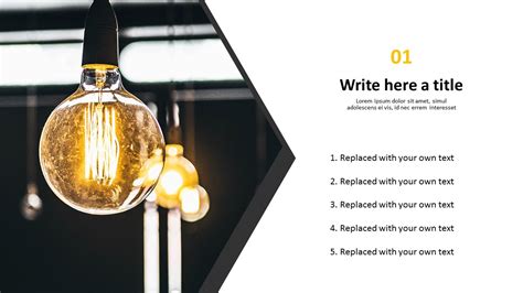 Lightbulb Google Slides Template Free Download