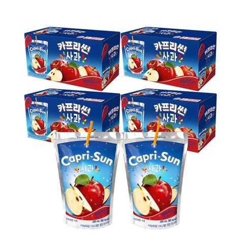 농심 카프리썬 사과 맛 200ml 40개입 사과주스 믿고 사는 즐거움 Ssg Com