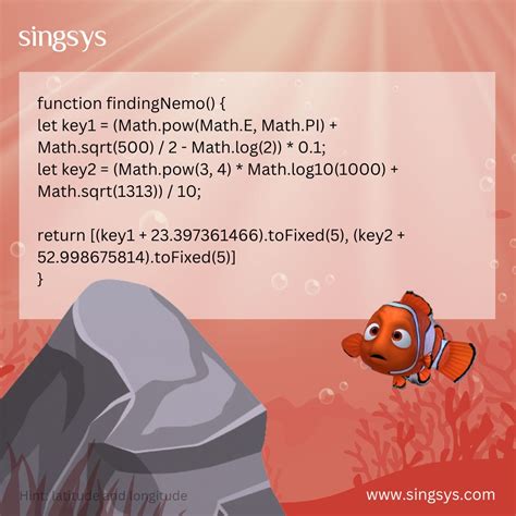 Singsys Pte Ltd On Linkedin Coders Findingnemochallenge Coders