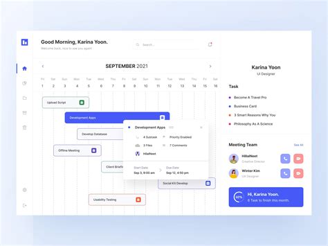 Timeline Calendar Dashboard Ui Timeline Design Dashboard Design Calendar Software